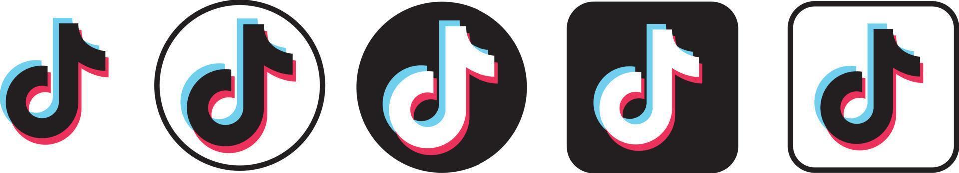 Tik Tok Logo Evolution