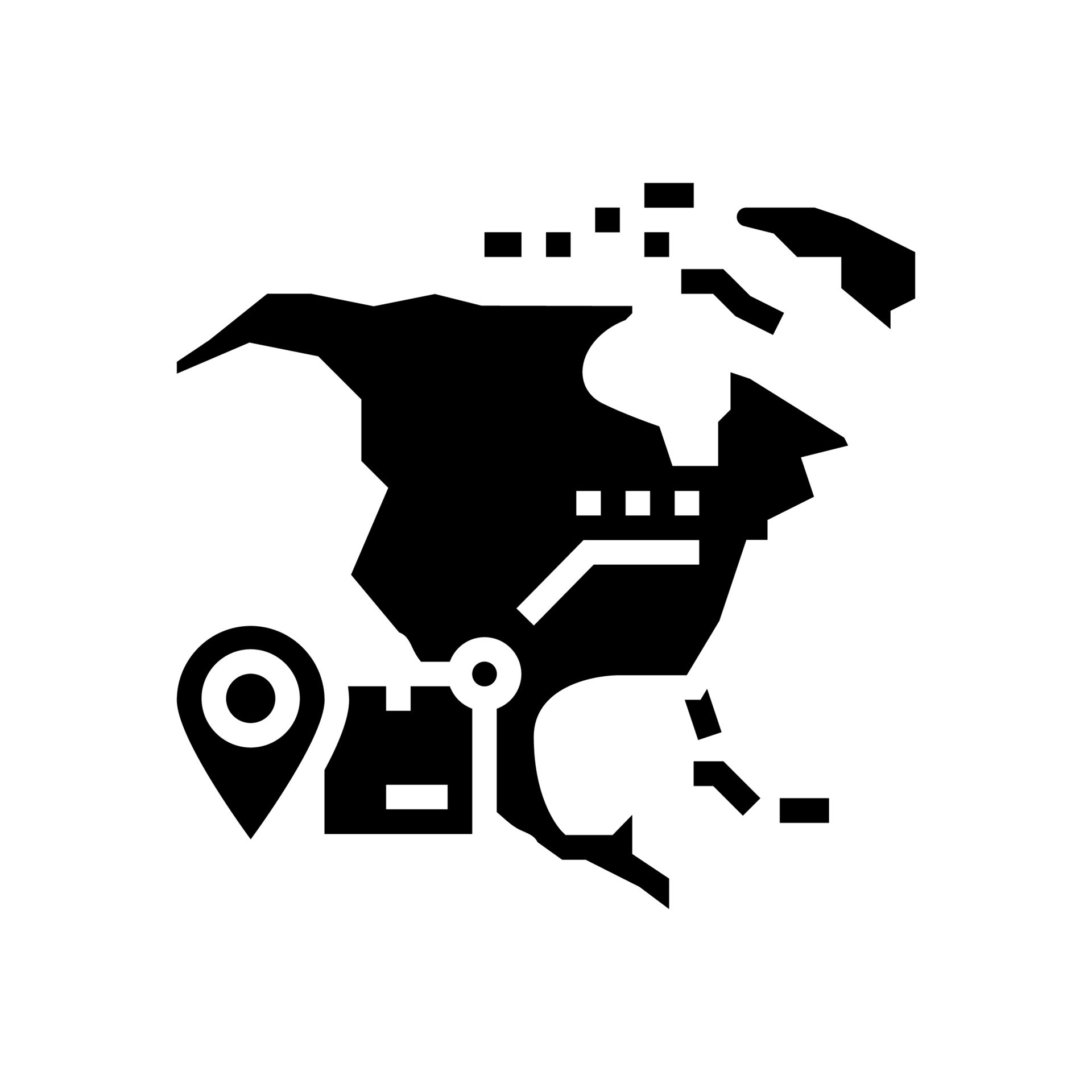 north america shipment tracking glyph icon vector illustration 10234787 ... north america shipment tracking glyph icon vector illustration 10234787 ...