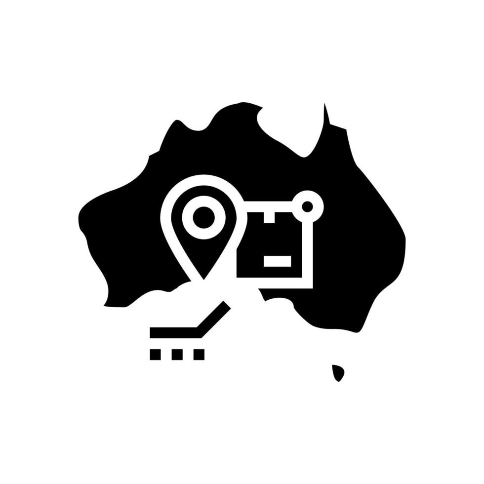australia shipment tracking glyph icon vector illustration 10234791 ... australia shipment tracking glyph icon vector illustration 10234791 ...
