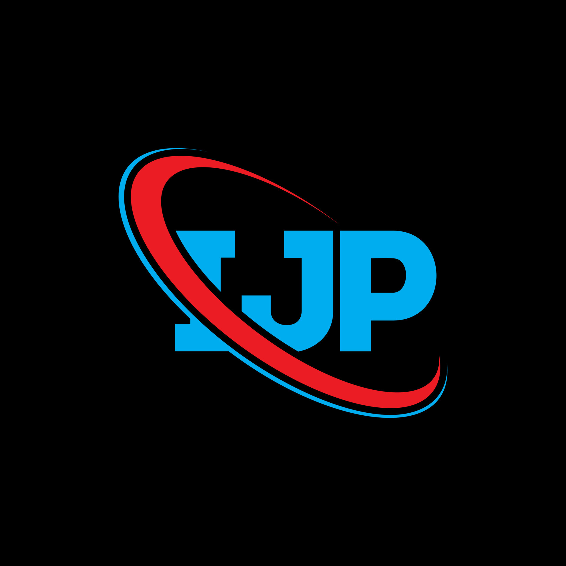 logotipo de jp. carta ijp. diseño del logotipo de la letra ijp. logotipo de iniciales ijp ...