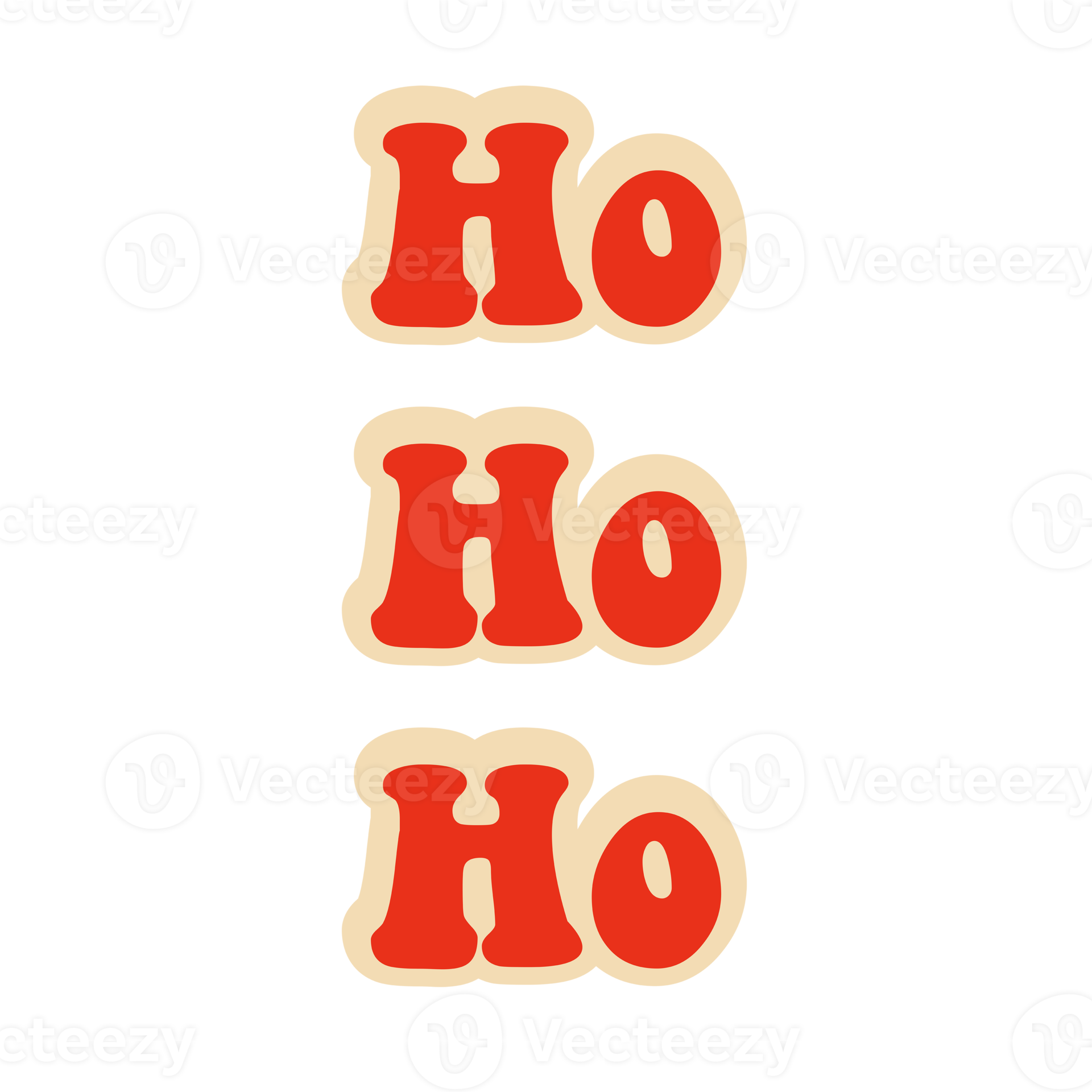 Ho-ho-ho. Inscription in groove style 10251142 PNG