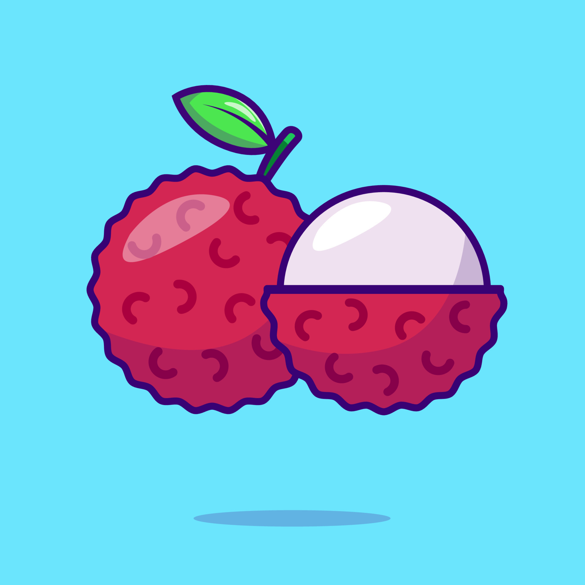 Lychee cute icon vector illustration design 10257791 Vector Art at Vecteezy Lychee cute icon vector illustration design 10257791 Vector Art at Vecteezy