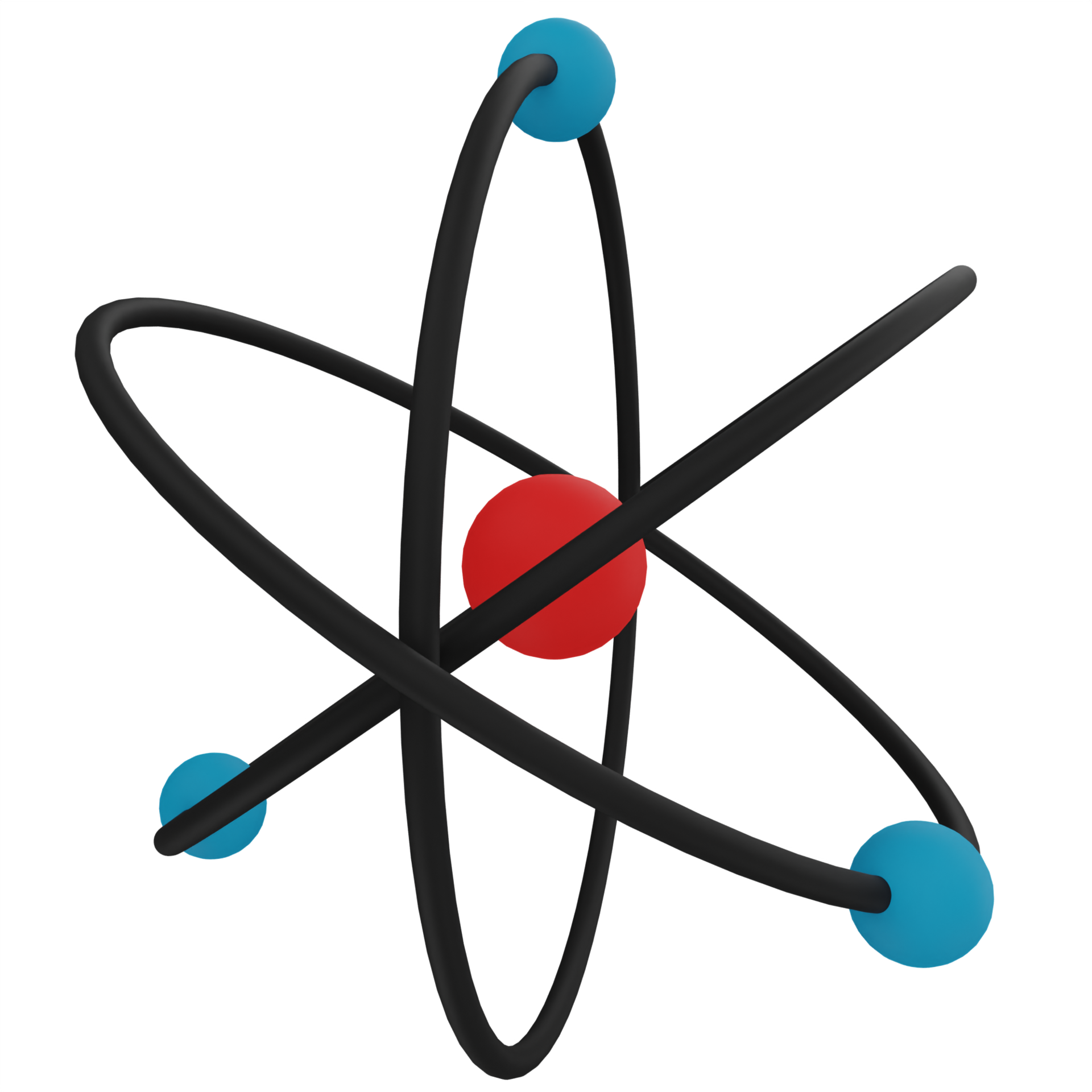 Atom 3D Illustration 10258780 PNG