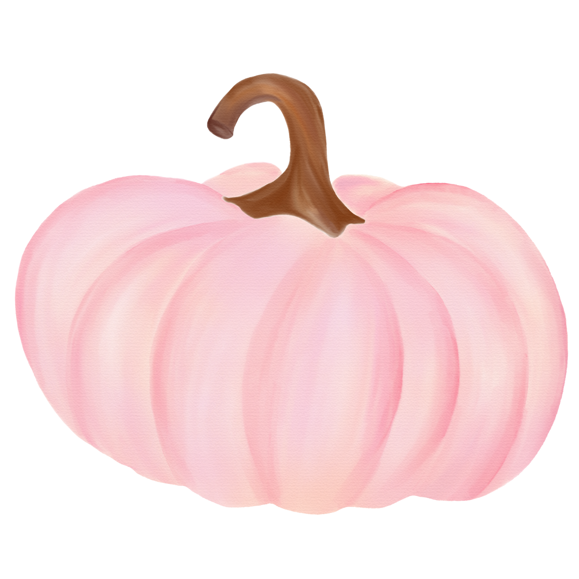 Pink pumpkin watercolor 10260241 PNG