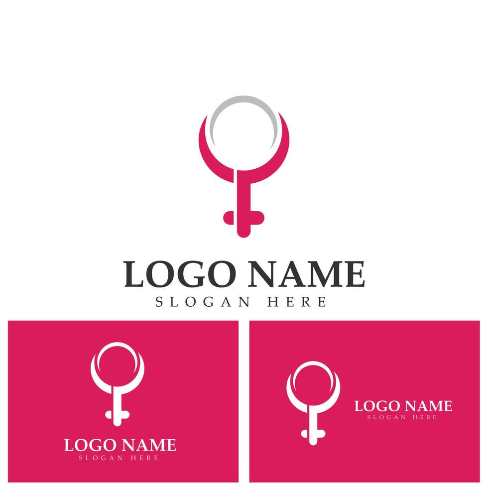 Logotipo De Símbolo De Género De Sexo E Igualdad De Hombres Y Mujeres