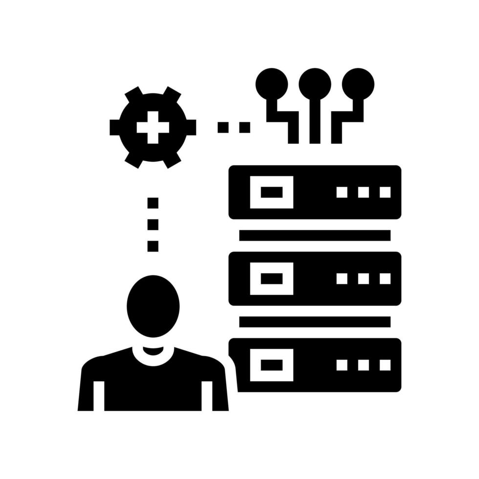 administrator system glyph icon vector illustration 10278665 Vector Art ... administrator system glyph icon vector illustration 10278665 Vector Art ...