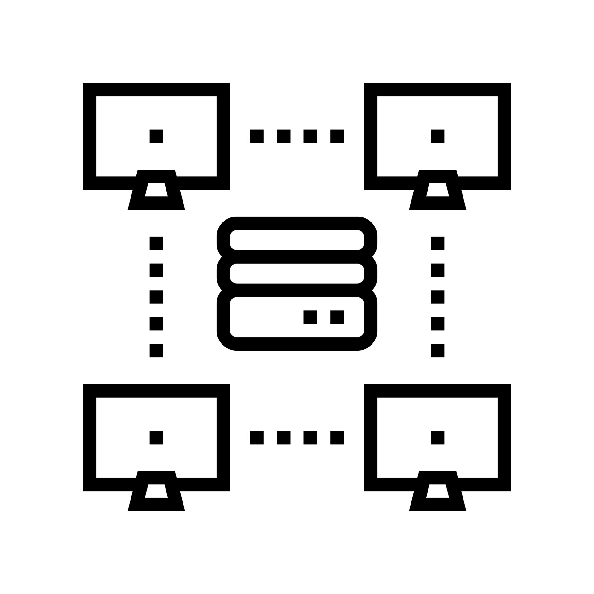 server computers line icon vector illustration 10278677 Vector Art at ...