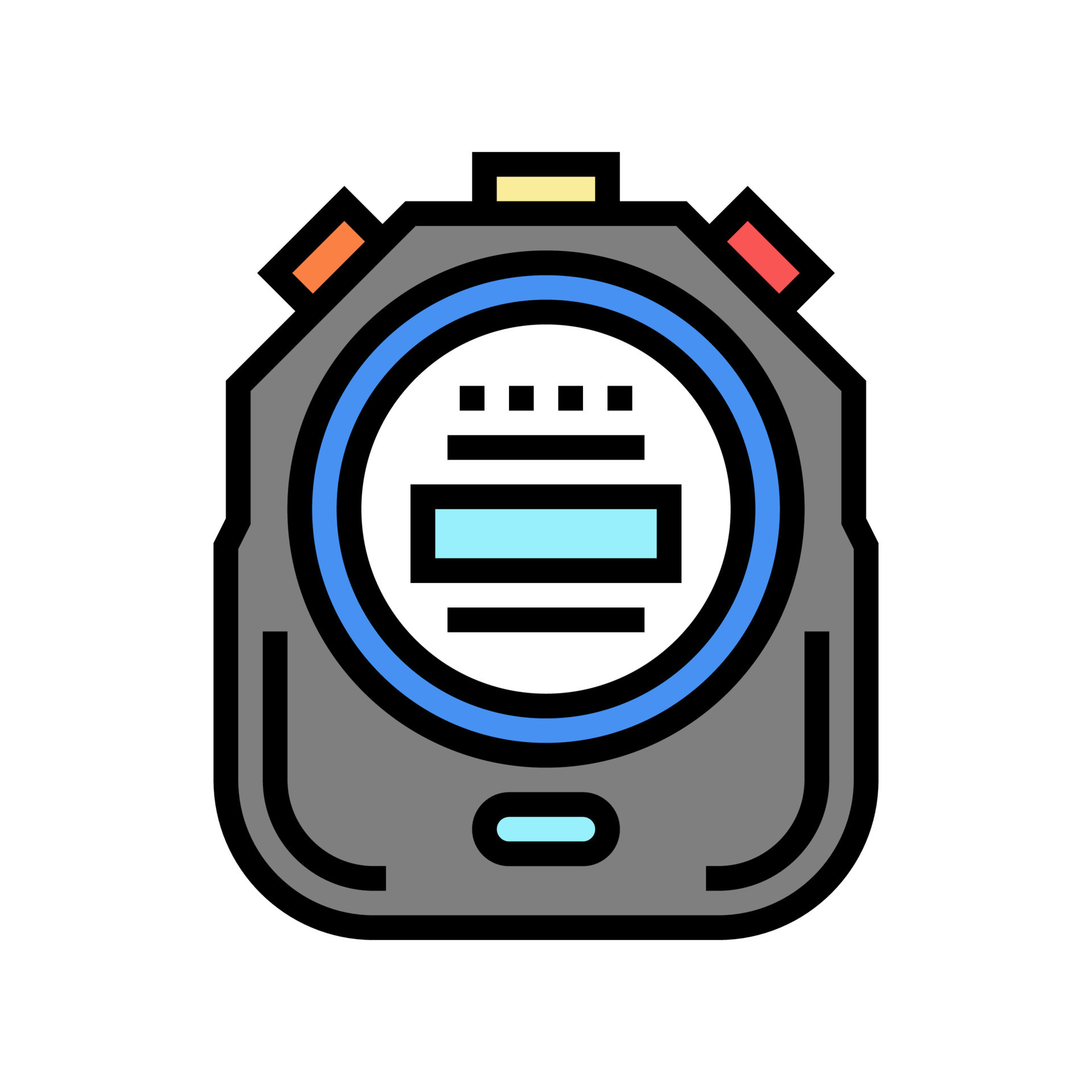 stopwatch device color icon vector illustration 10279320 Vector Art at ... stopwatch device color icon vector illustration 10279320 Vector Art at ...