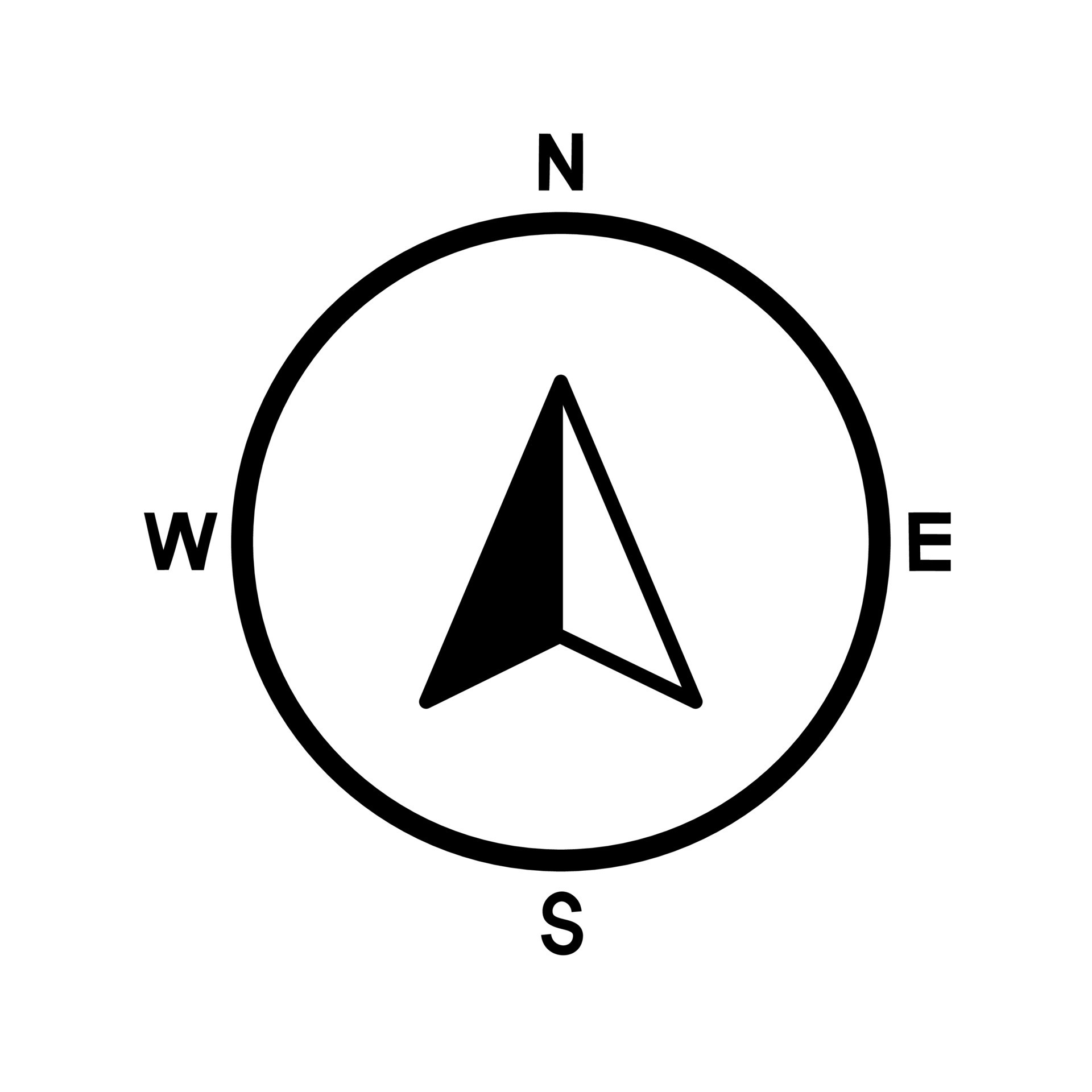 Compass Icon On White Background 10280349 Vector Art At Vecteezy