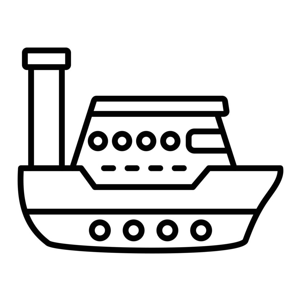 Ship Line Icon 10284038 Vector Art At Vecteezy