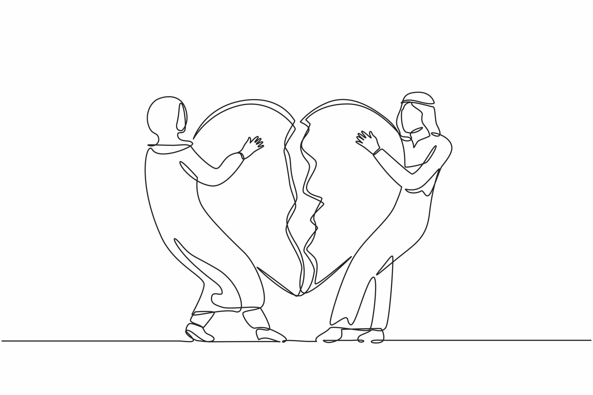 Drawings Of Broken People