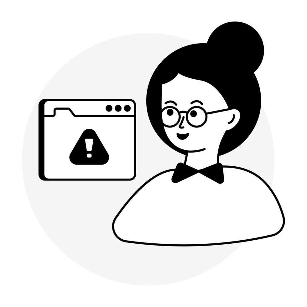 Perfect design icon of web error 10289182 Vector Art at Vecteezy