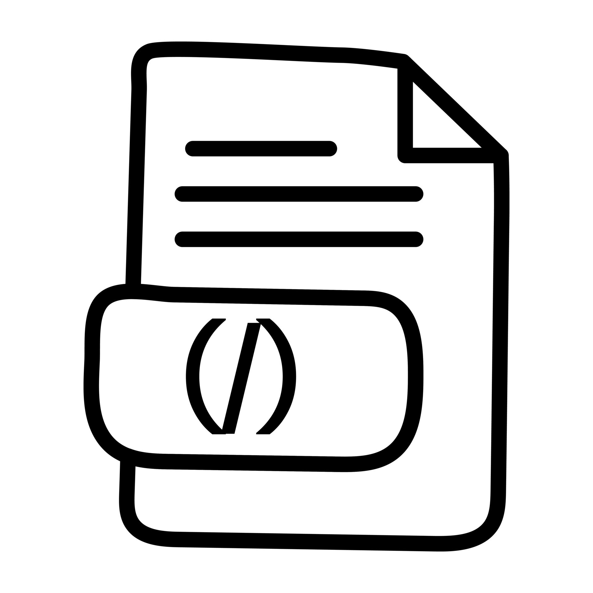 Conceptual line design icon of programming file 10289698 Vector Art at ...