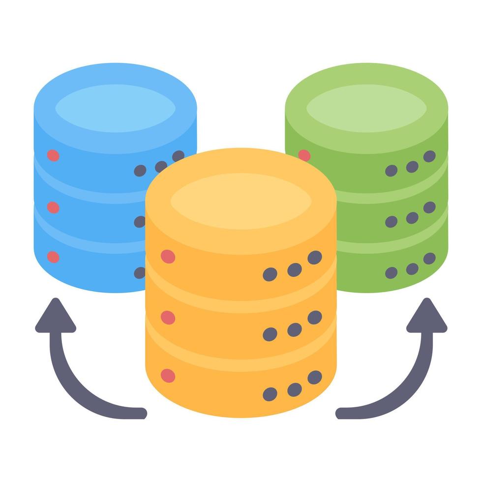 Database transfer icon, editable vector 10290078 Vector Art at Vecteezy