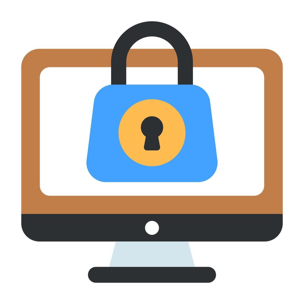 Modern design icon of computer security 10290220 Vector Art at Vecteezy