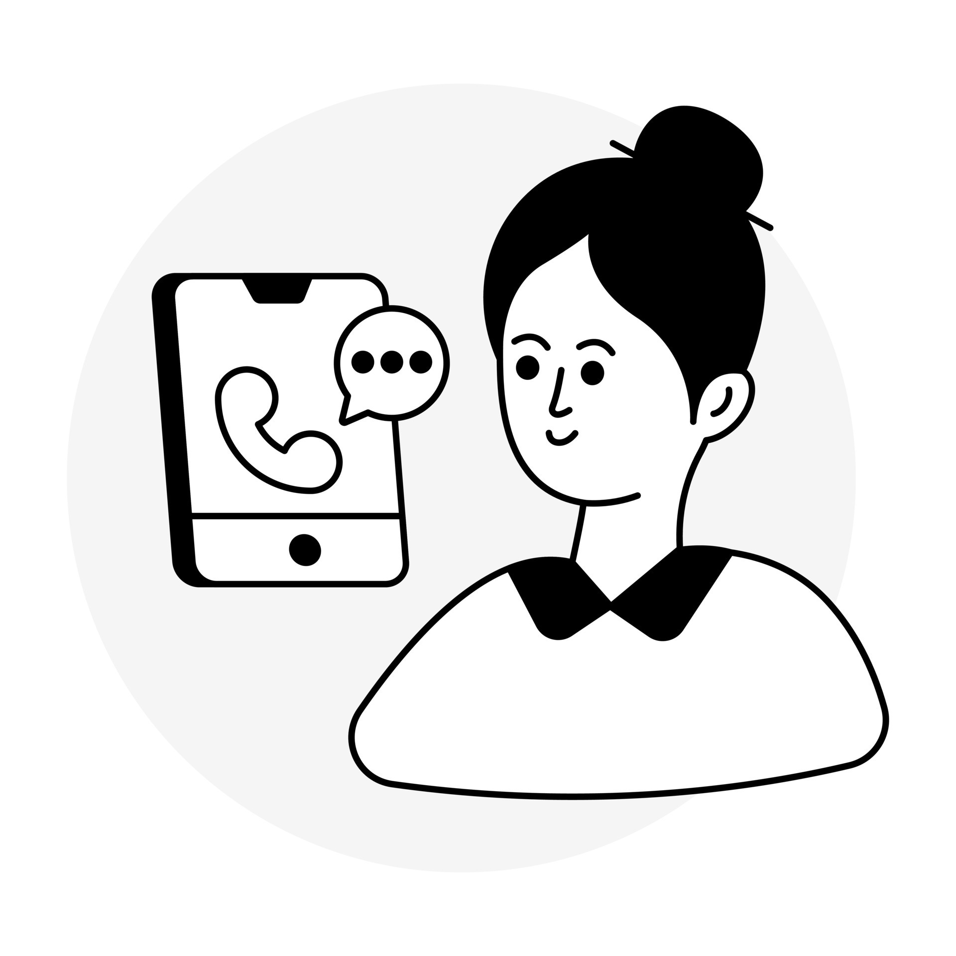 Trendy Vector Design Of Mobile Communication 10291061 Vector Art At Vecteezy