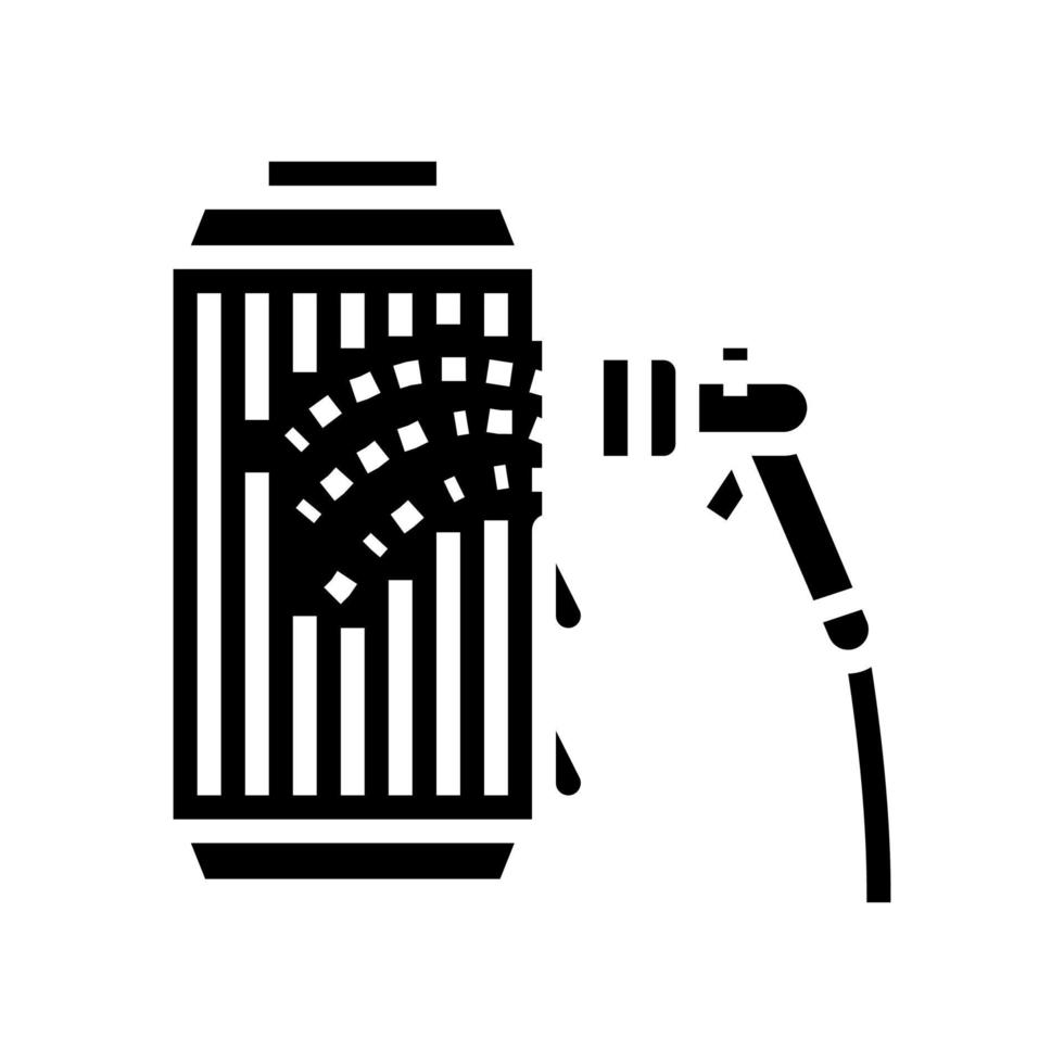 filter cleaning glyph icon vector illustration 10301933 Vector Art at ...