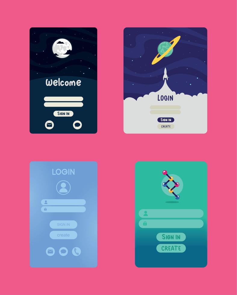 Login Form Login Page Sign In Vector Design 11481454 46 Off