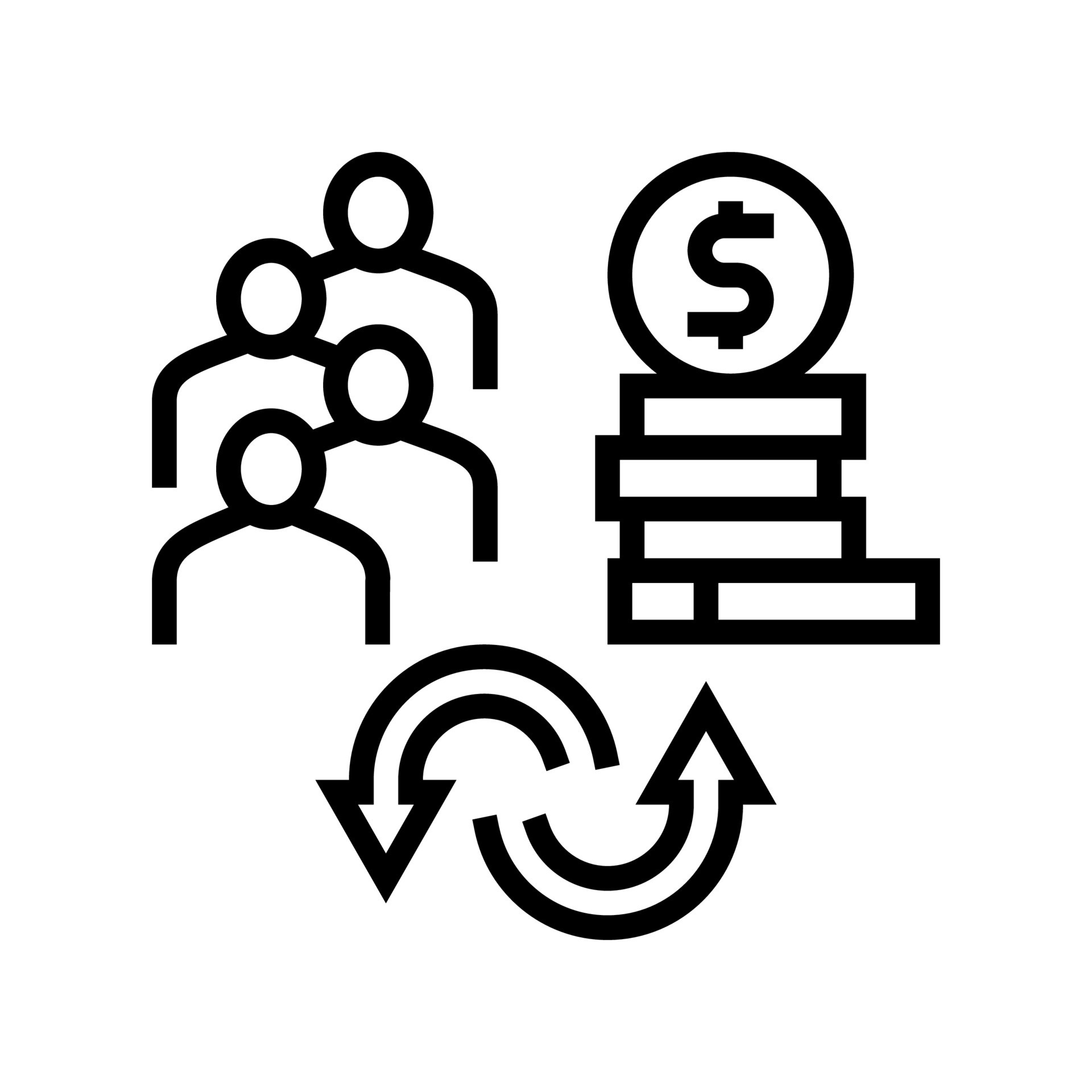 People To Money Converter Line Icon Vector Illustration 10312762 Vector people-to-money-converter-line-icon-vector-illustration-10312762-vector