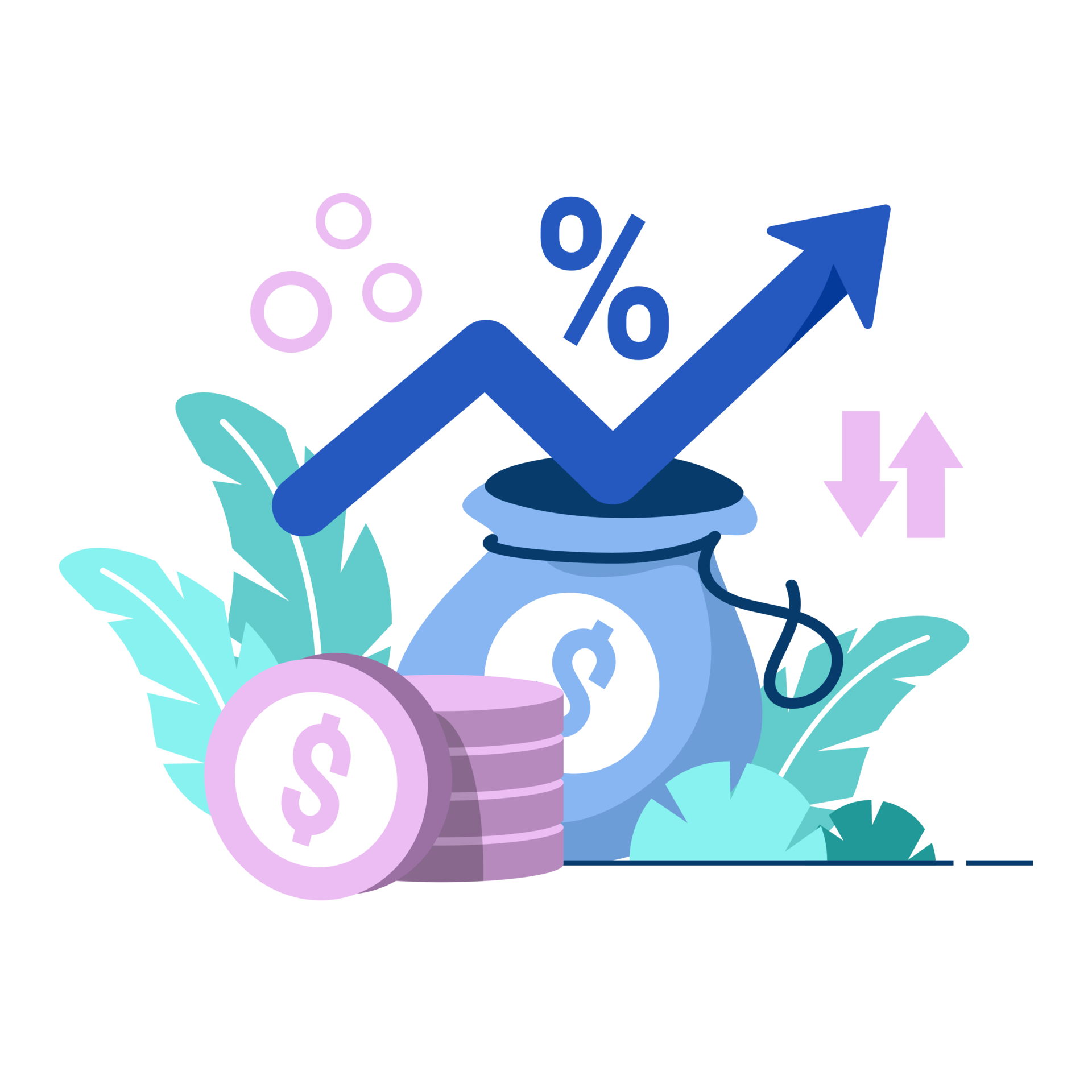Inflation Rate Icon Flat Illustration For Business Finance Chart inflation-rate-icon-flat-illustration-for-business-finance-chart