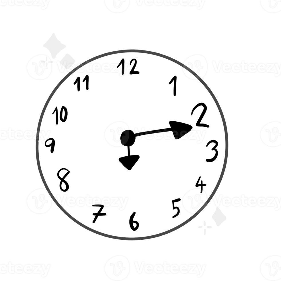 Circle Analog Clock 10314146 Png