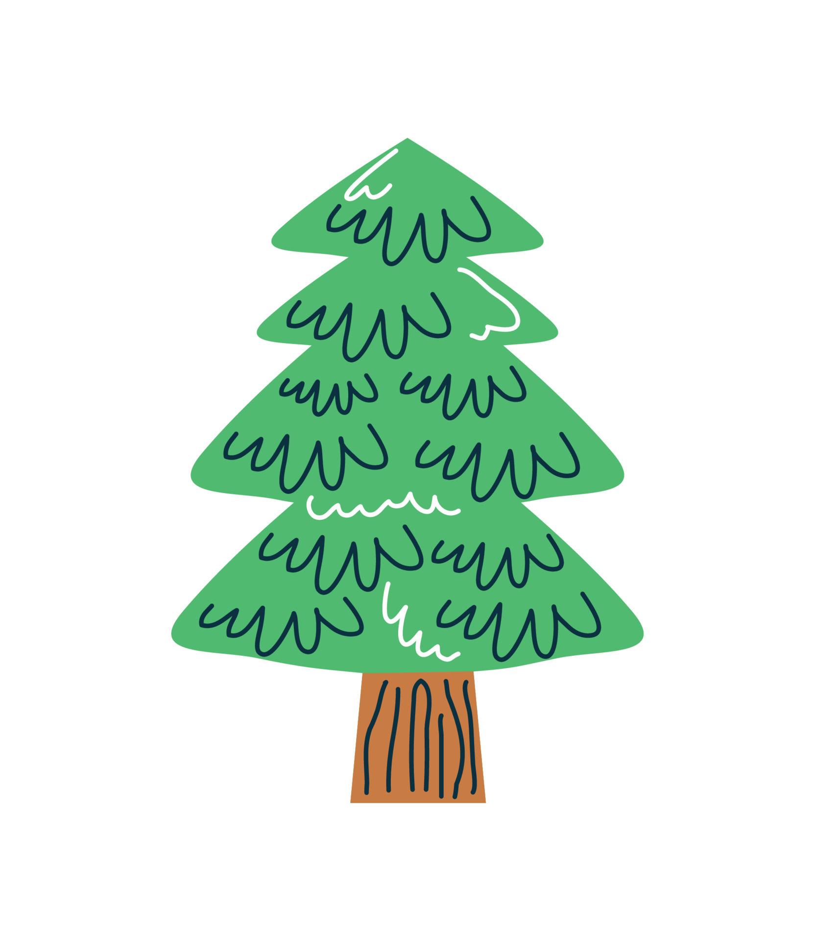 pine tree nature 10316480 Vector Art at Vecteezy