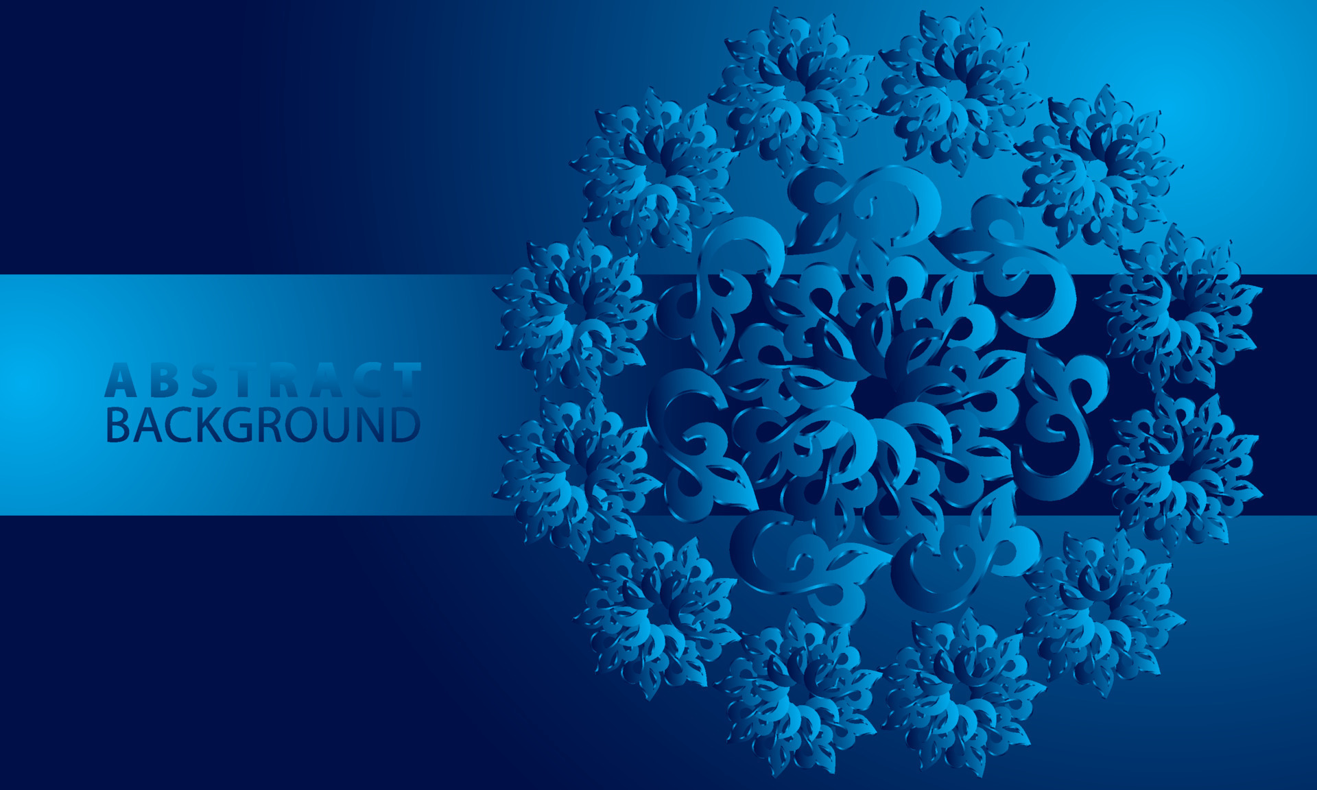 Circle Lace Ornament Round Ornamental Geometric Doily Pattern With Gradient Color 10317908