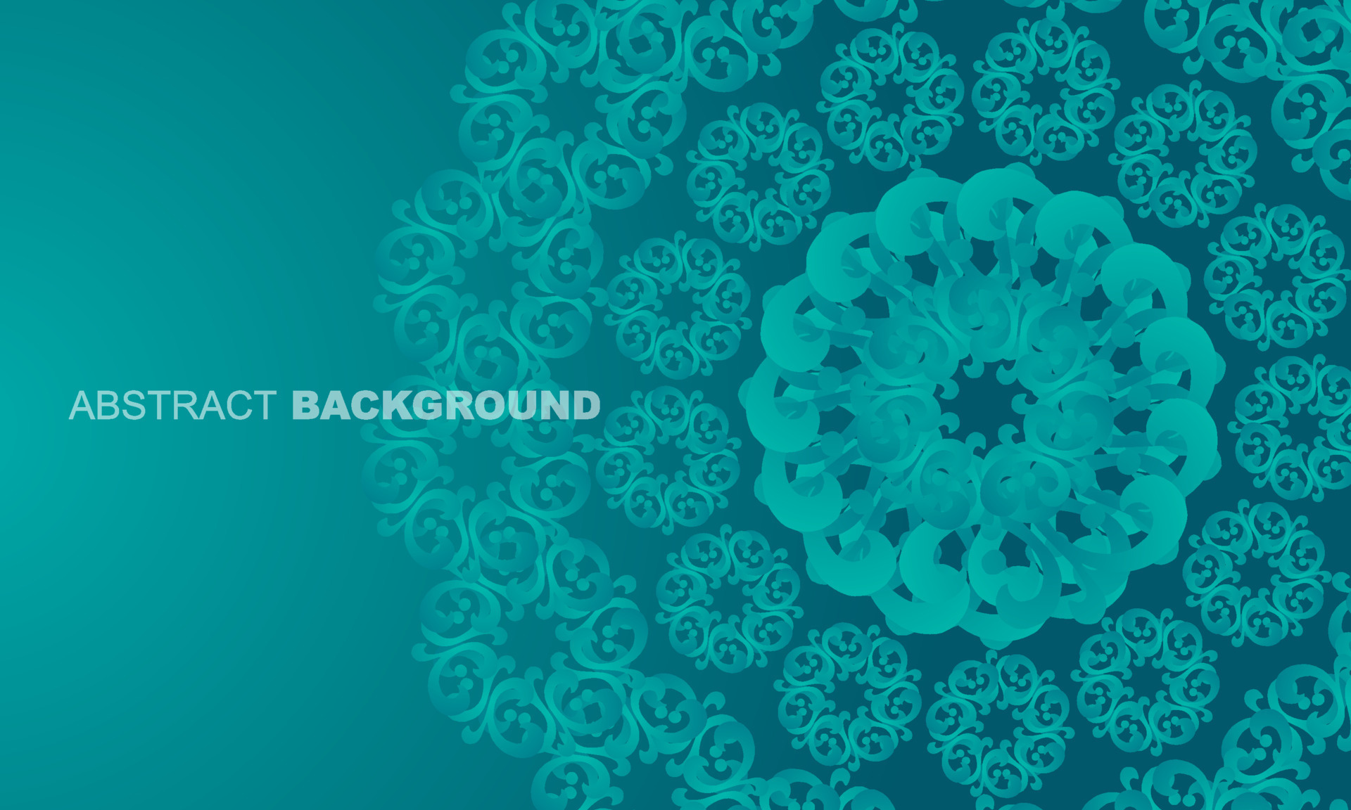 Circle Lace Ornament Round Ornamental Geometric Doily Pattern With Gradient Color 10317913