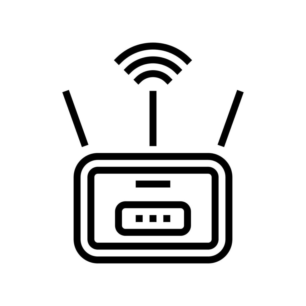 wifi router line icon vector illustration 10318020 Vector Art at Vecteezy wifi router line icon vector illustration 10318020 Vector Art at Vecteezy