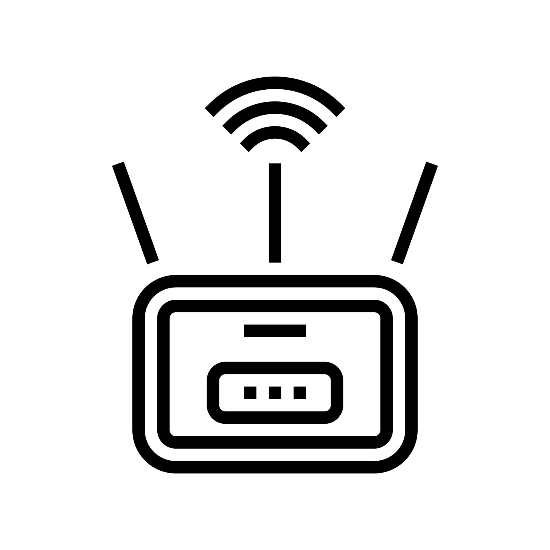wifi router line icon vector illustration 10318020 Vector Art at Vecteezy wifi router line icon vector illustration 10318020 Vector Art at Vecteezy