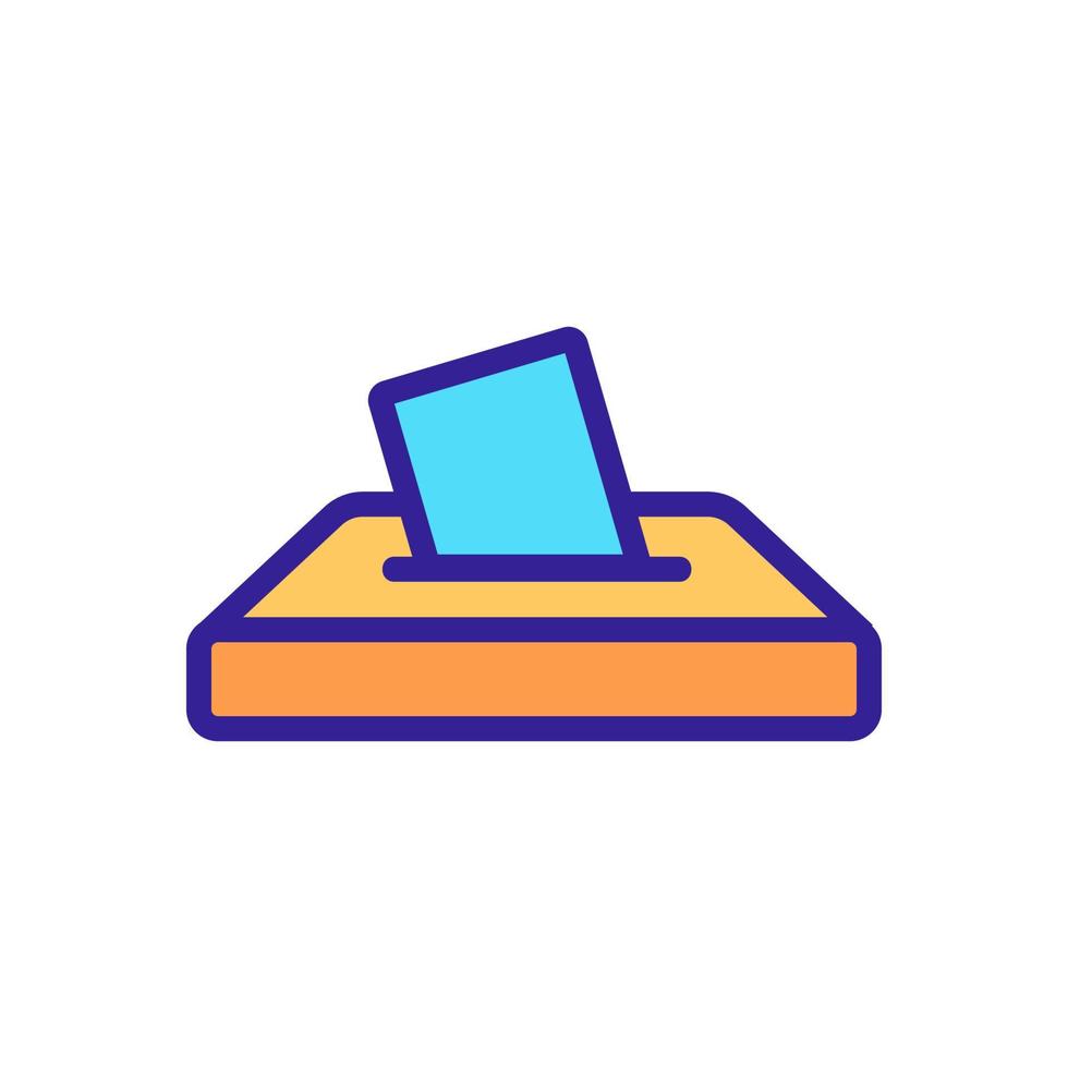 Vector De Icono De Votación Electoral Ilustración De Símbolo De