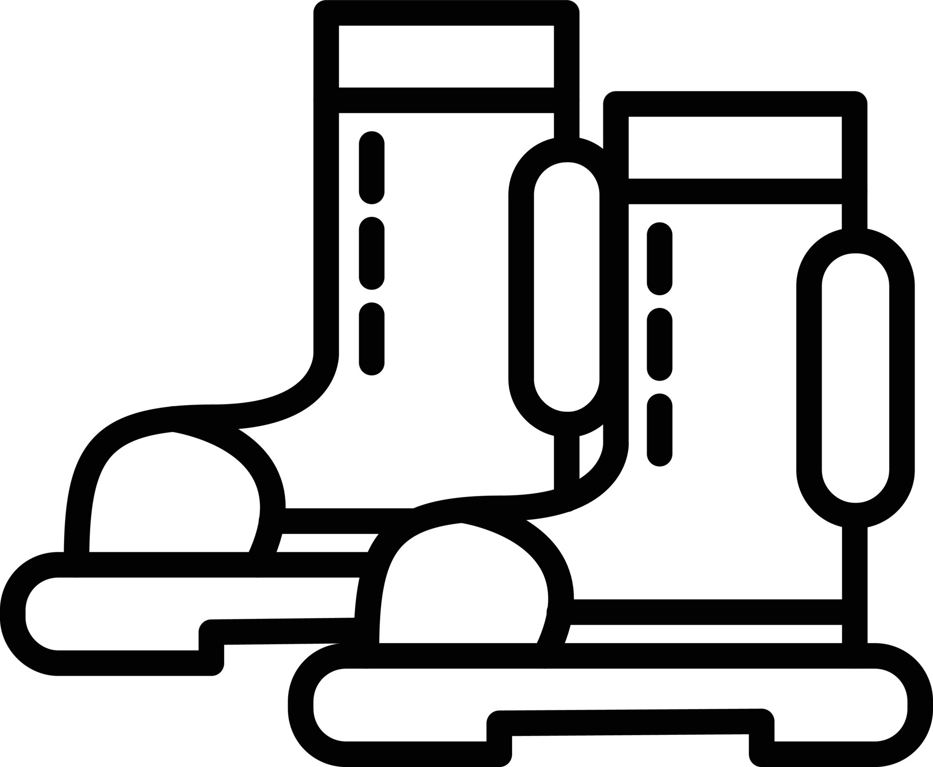 Astronaut Boots Line Icon 10319286 Vector Art at Vecteezy