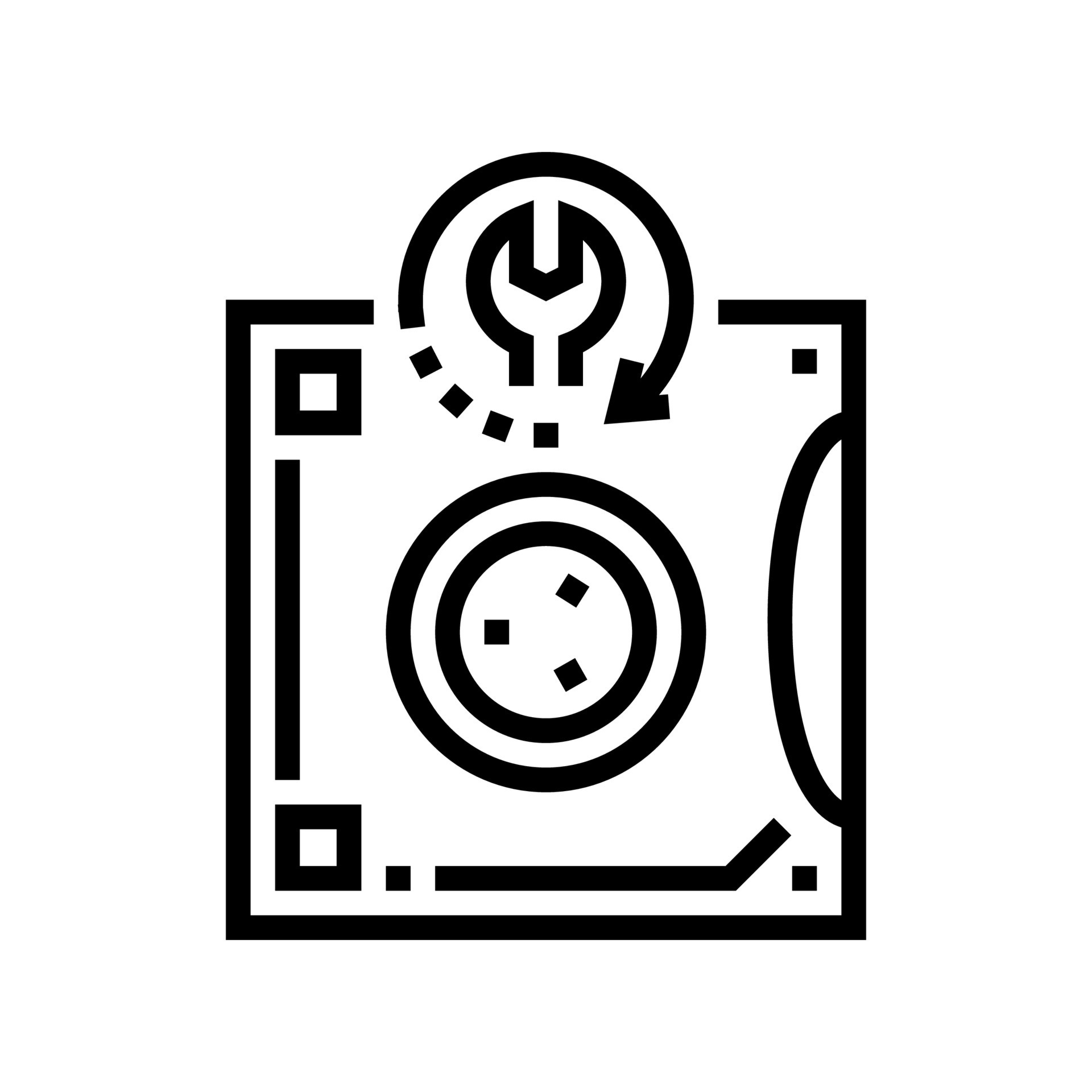 tape backup restore services line icon vector illustration 10322638 ... tape backup restore services line icon vector illustration 10322638 ...