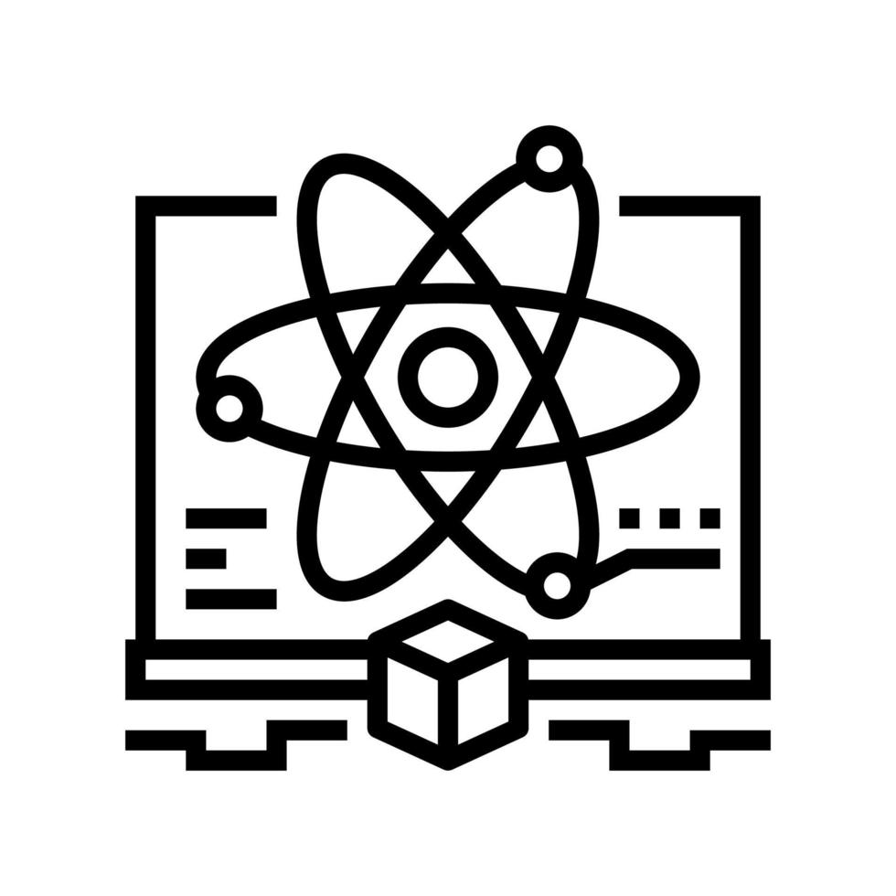 science school discipline line icon vector illustration 10326933 Vector ...