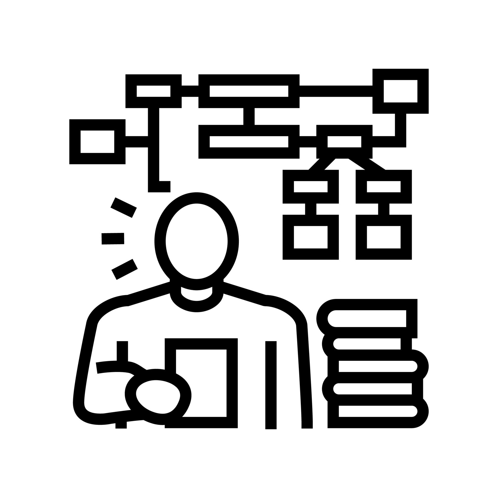 Learning Algorithm Line Icon Vector Illustration 10327488 Vector Art At Vecteezy