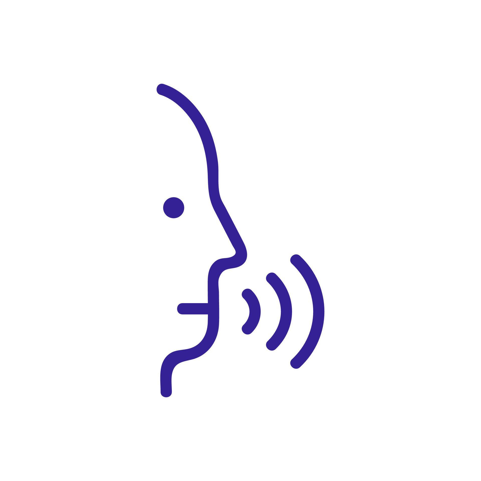 head says icon vector. Isolated contour symbol illustration 10328817 ...