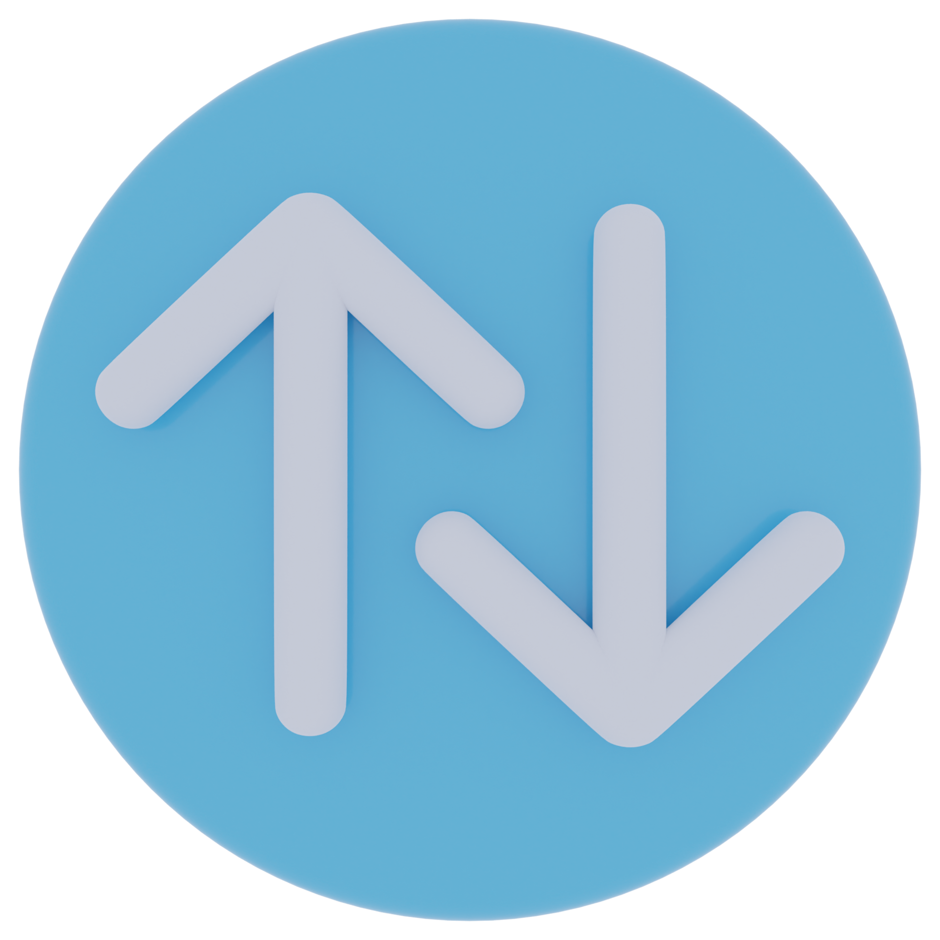 Up And Down Arrow 3D Illustration 10329417 PNG up-and-down-arrow-3d-illustration-10329417-png