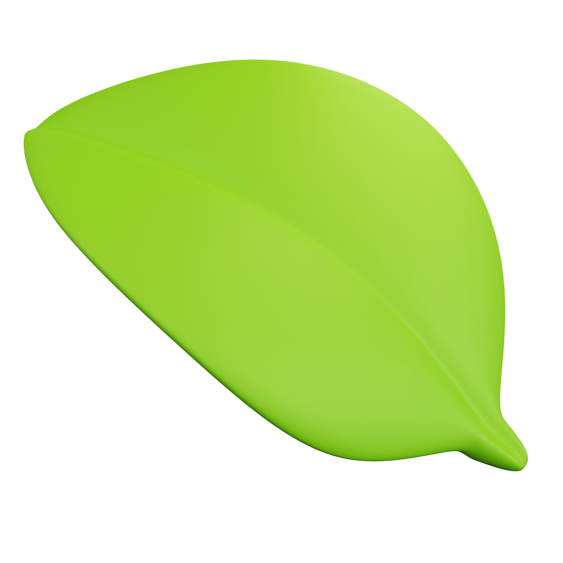 3d Rendering Leaf Isolated 10331781 Png