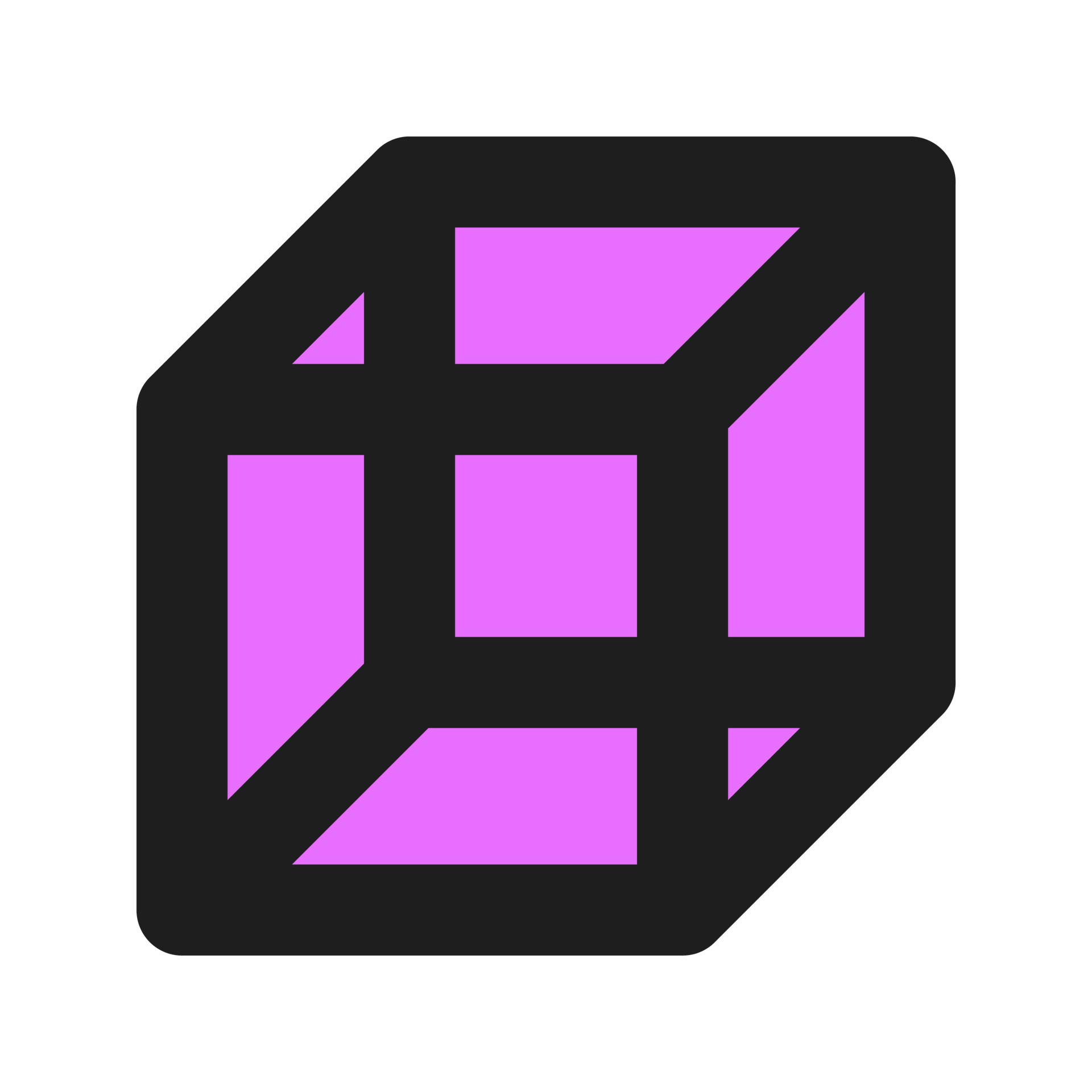 Cube Flat Color Outline Icon 10332119 Png