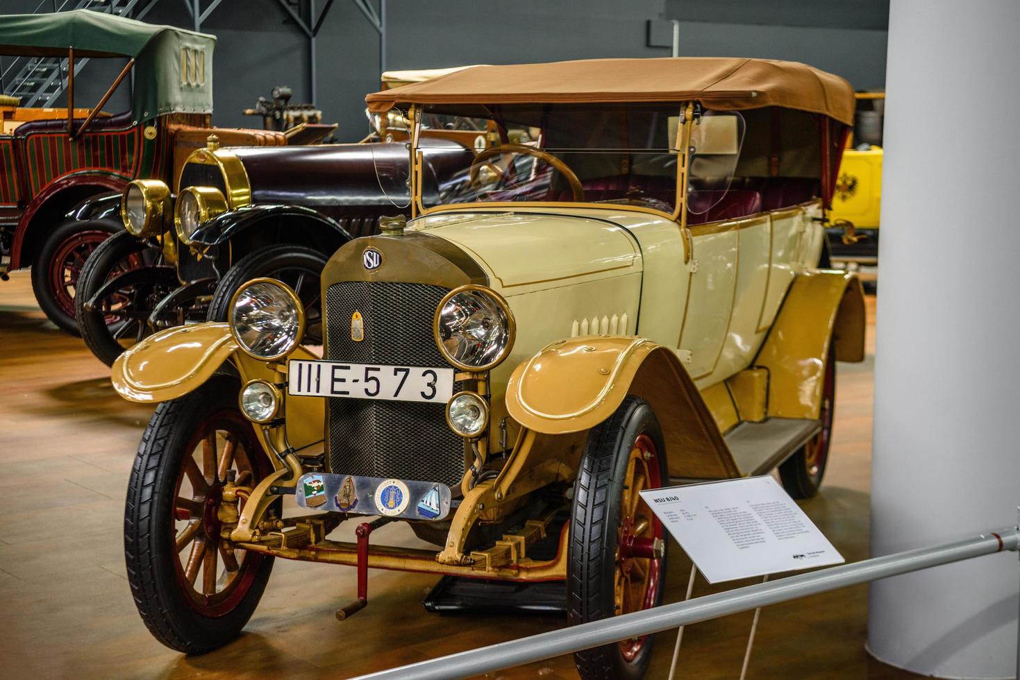 SINSHEIM, GERMANY - MAI 2022 beige NSU 8 40 1914 10334044 Stock Photo at Vecteezy