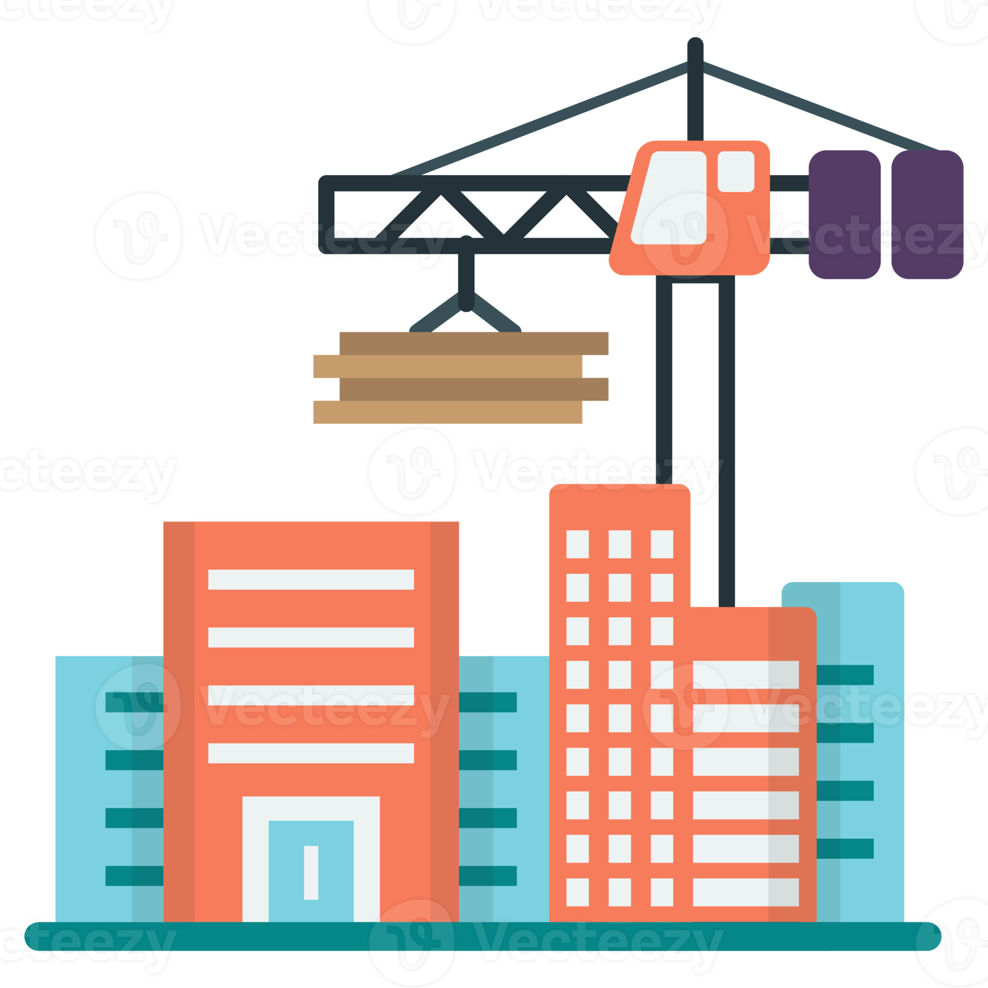 Construction icon isolated on transparent background 10336740 PNG