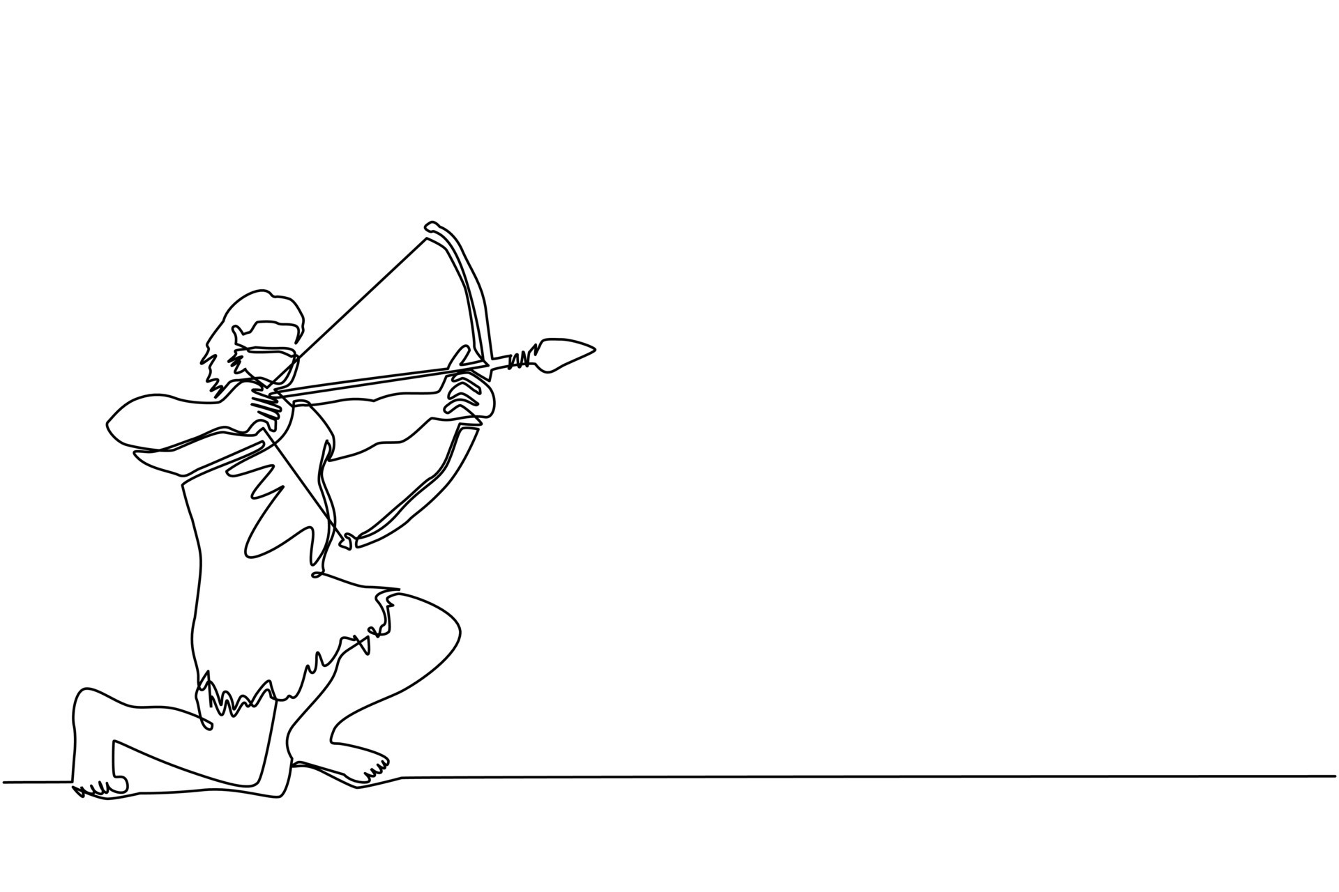 Prehistoric Bow And Arrow