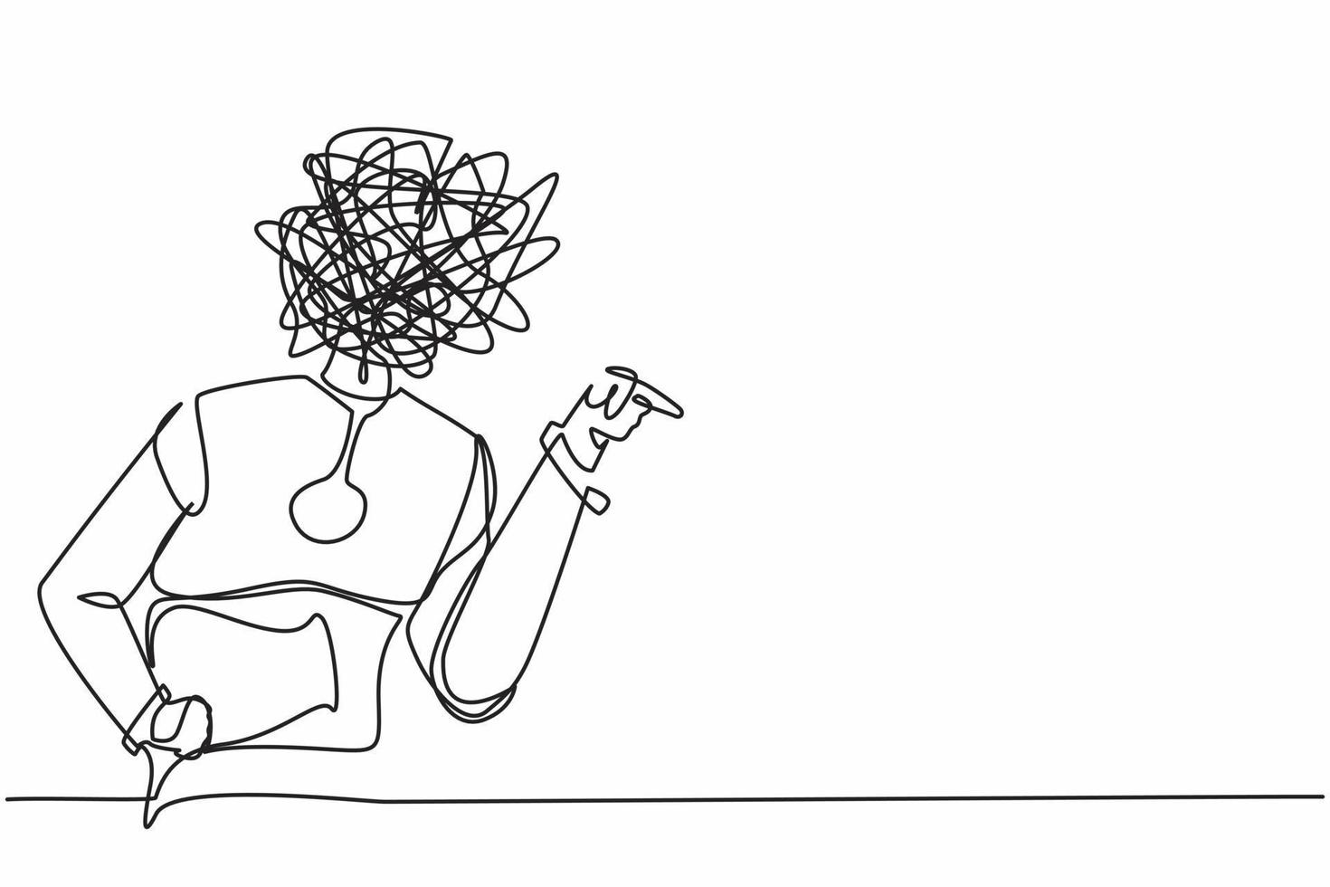 Continuous One Line Drawing Robot With Round Scribbles Instead Of Head
