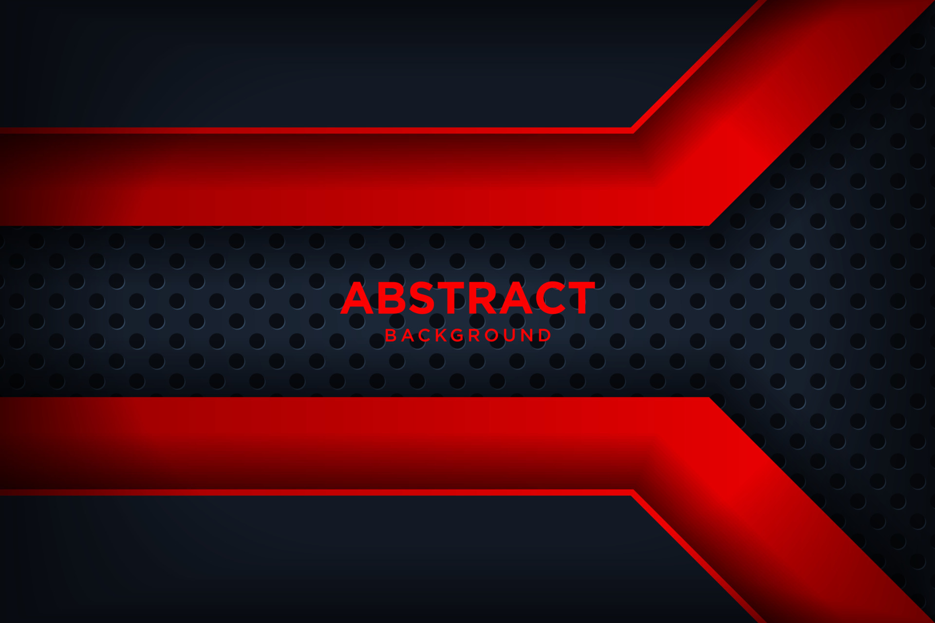 Red and black abstract corporate banner design. Vector technology ...