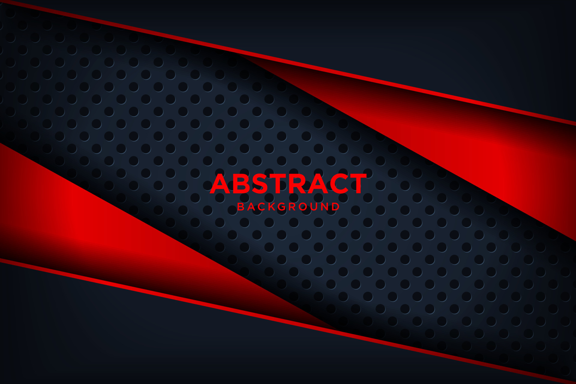 Red and black abstract corporate banner design. Vector technology ...