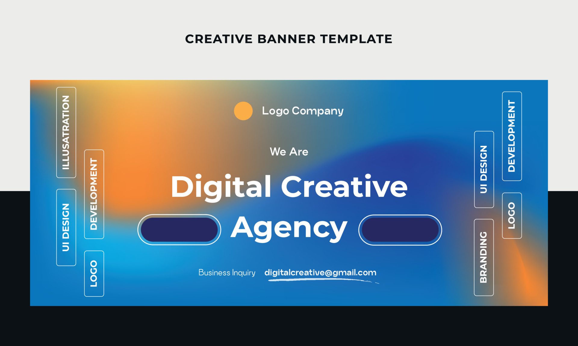 Creative welcome banner web. Digital agency theme banner design ... Creative welcome banner web. Digital agency theme banner design ...