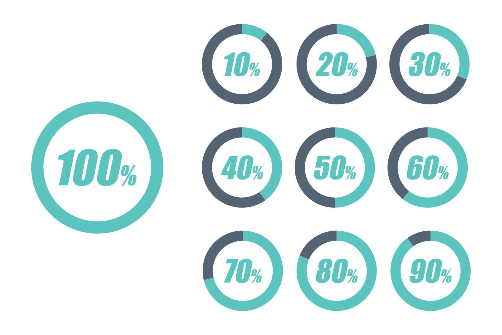 progress circle bar icon . loading icon vector illustration 10378937 ...