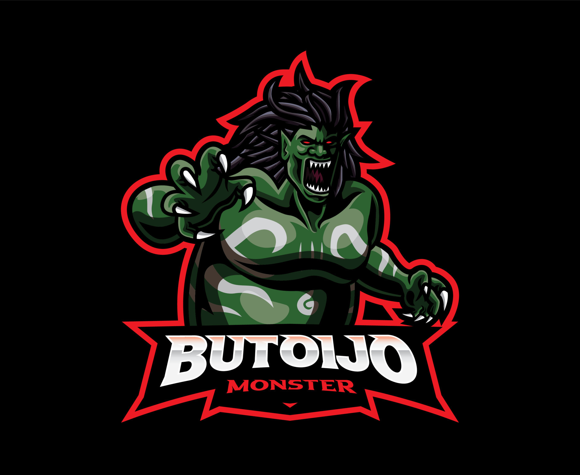 Buto ijo mascot logo design 10380667 Vector Art at Vecteezy