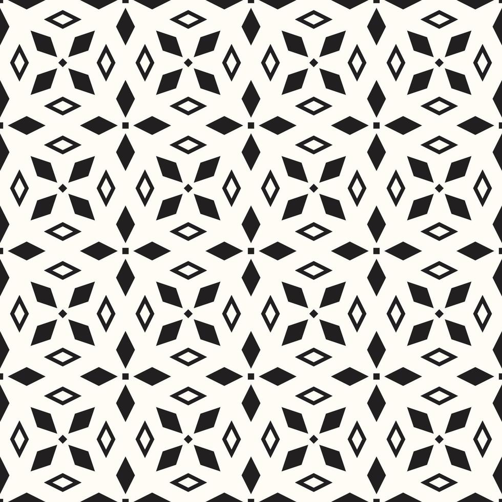 Vector Geometric Abstract Seamless Monochrome Pattern Texture Repeating Background 10382364