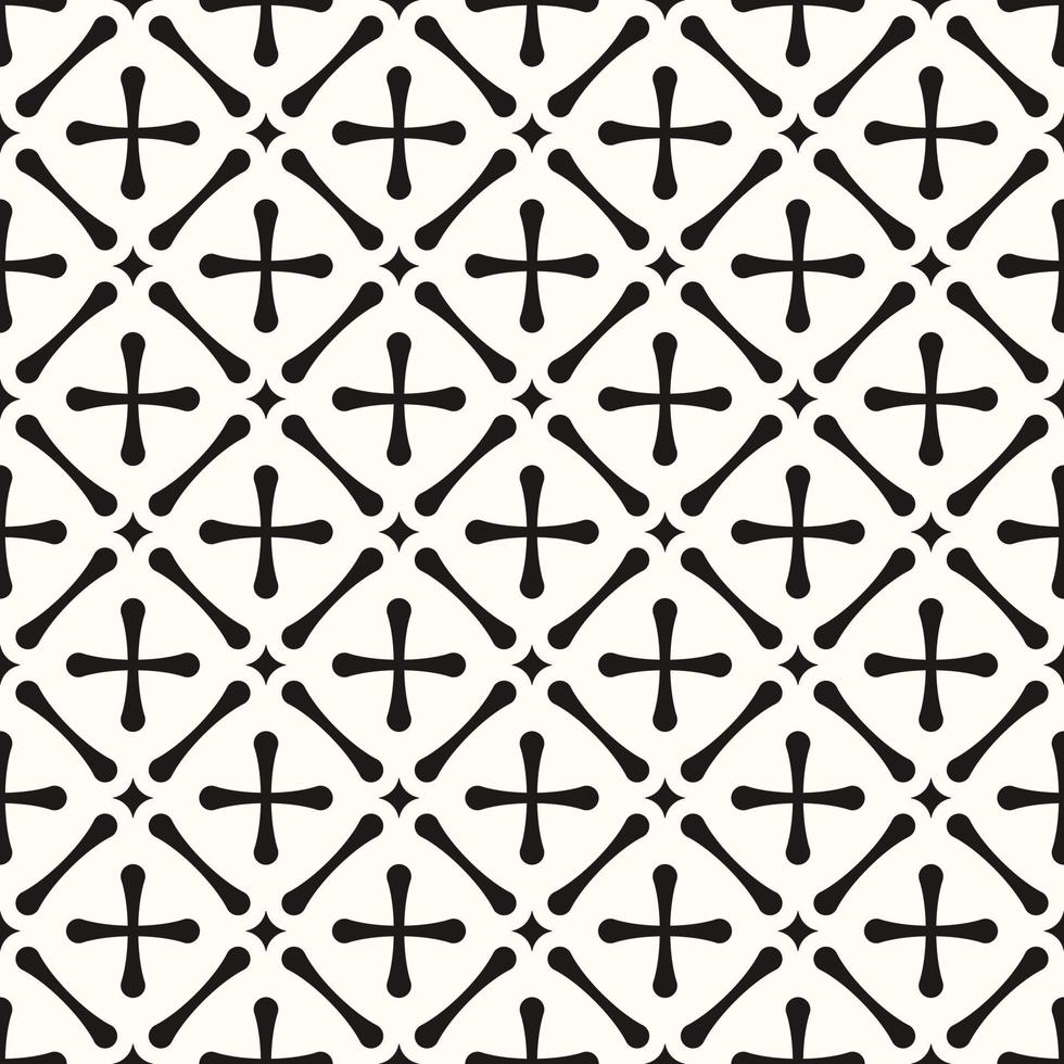 Vector Geometric Abstract Seamless Monochrome Pattern Texture Repeating Background 10382369